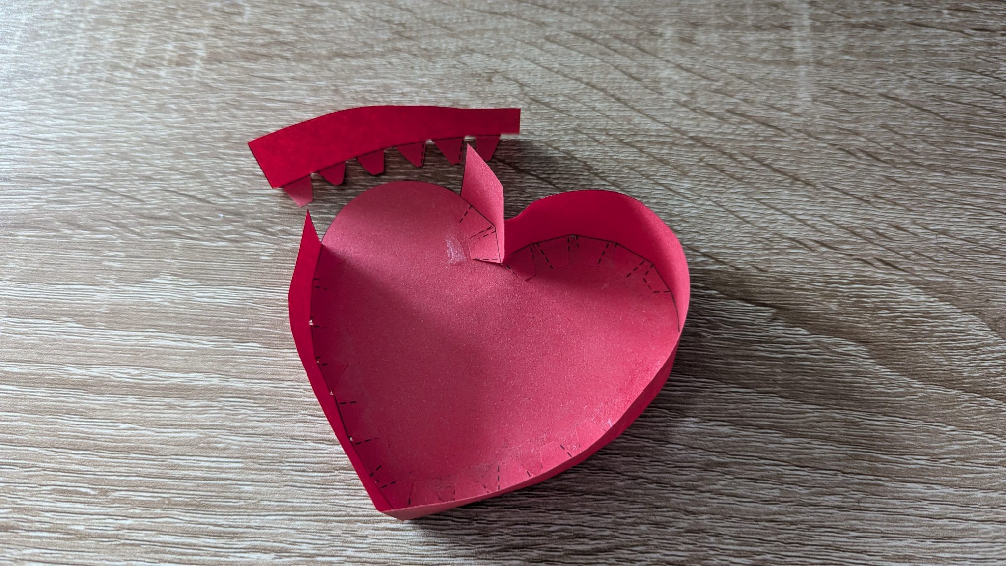 How to Make a Paper Heart Box