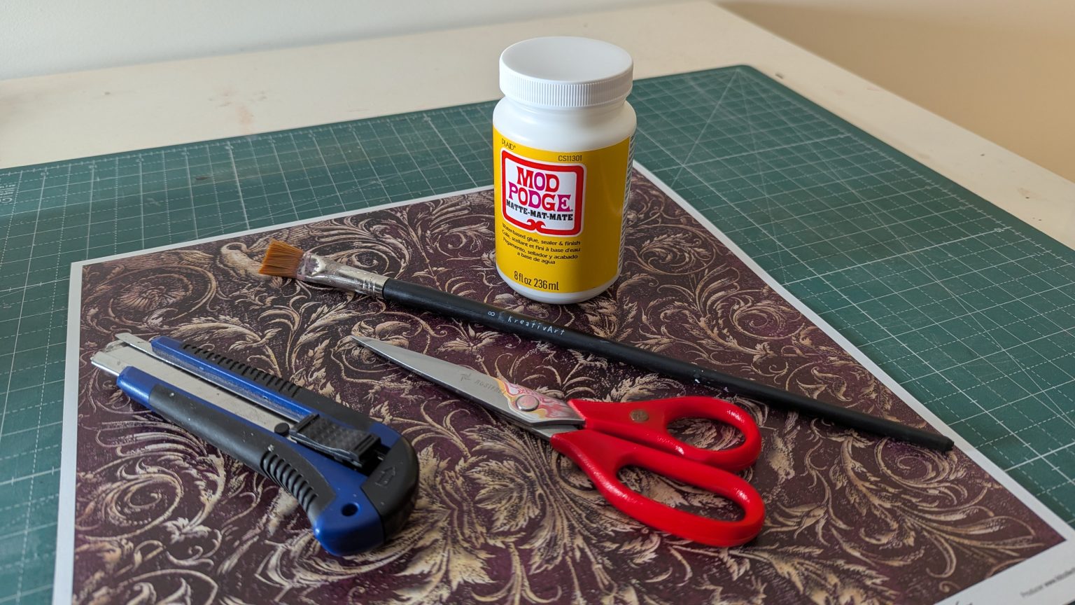 Easy Decoupage Beginners Tutorial