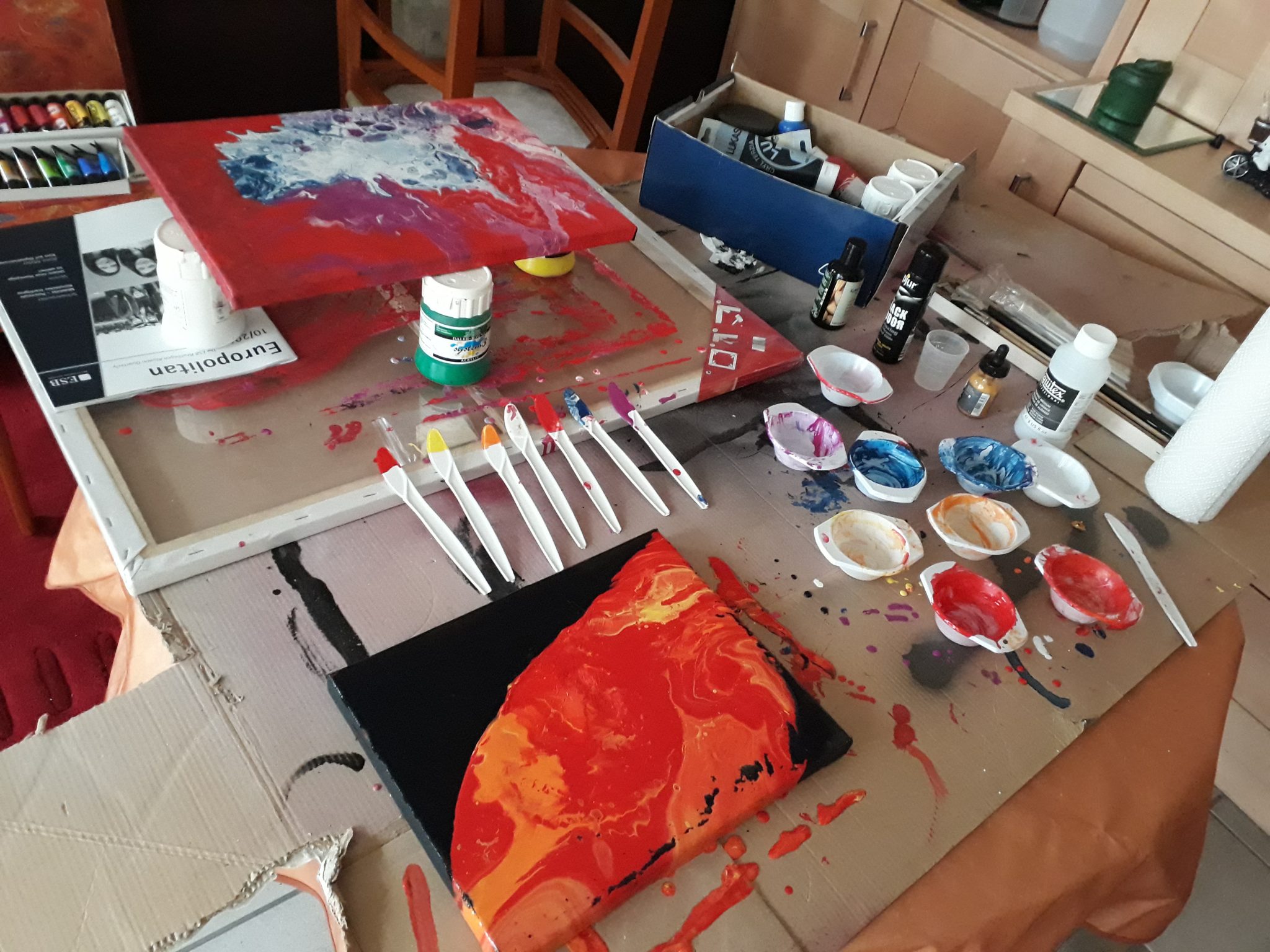 Acrylic Pouring Troubleshooting - What to do when everything goes wrong